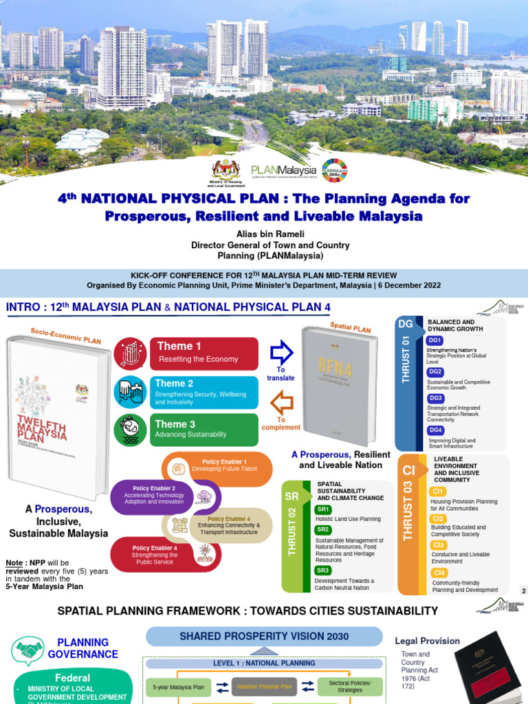 NPP4: Planning for Sustainable Malaysia | PDF | Infrastructure ...
