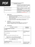 A Detailed Lesson Plan in Grade 2 (Physical Education) | PDF | Learning ...