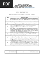 Mung Bean Germination: 7-Day Study | PDF | Seedling | Seed