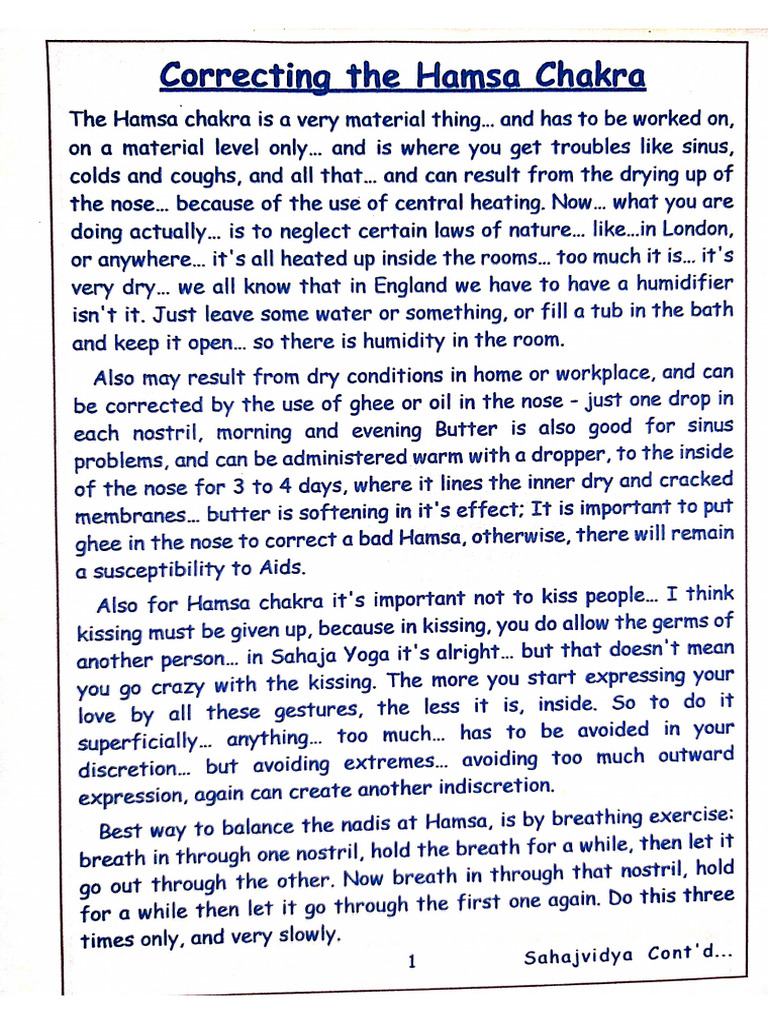 Hamsa Chakra | PDF