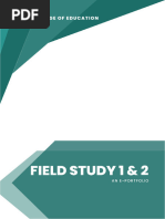 A Portfolio in Field Study 1 | PDF | Educational Assessment | Teachers