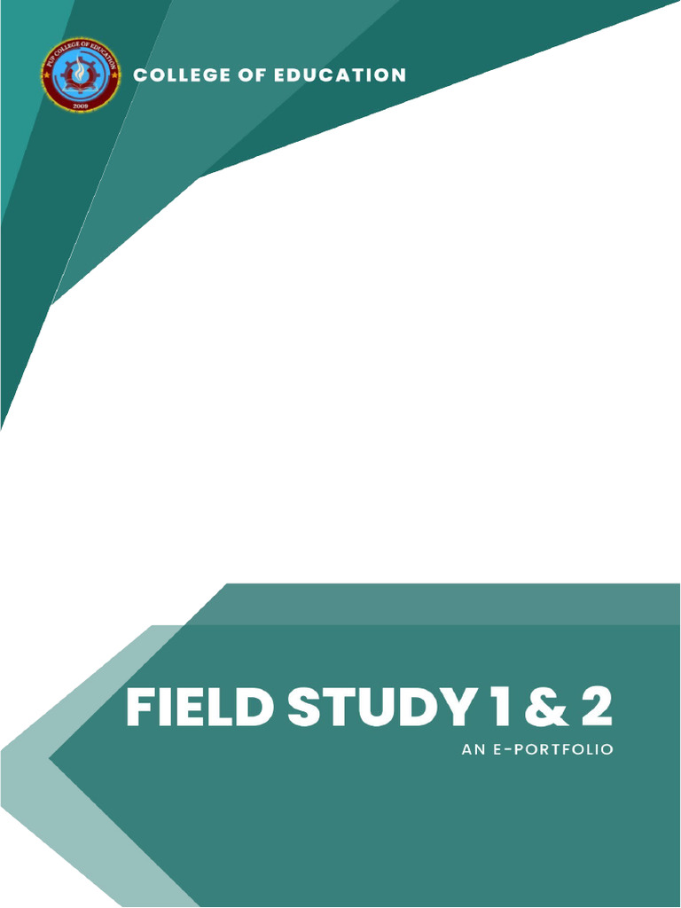 Field Study 1 & 2 E-Portfolio Guide | PDF