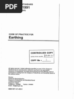 BS 7430 Code of Practice For Protective Earthing of Electrical Installations | PDF