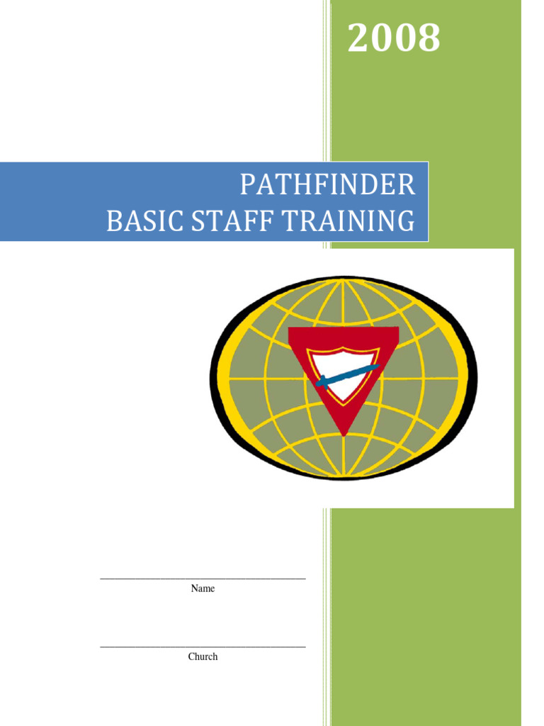 Pathfinder Basic Staff Training Work Sheet | PDF | Leadership | Camping