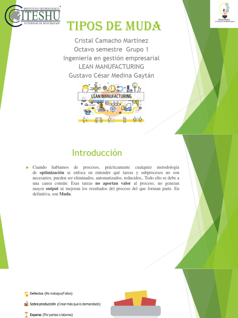Muda | PDF | Transporte | Lean Manufacturing
