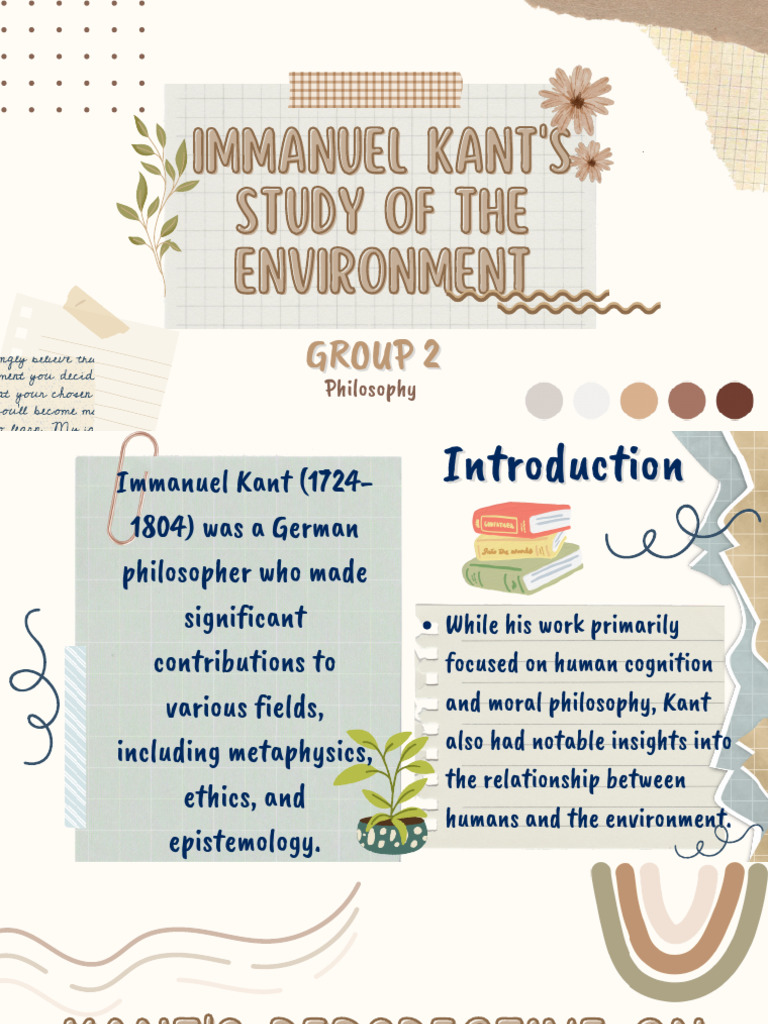 Group 2immanuel Kant | PDF | Immanuel Kant | Aesthetics
