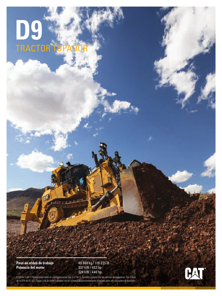 d9 TTT Specalog Spanish Psdj0512 | PDF | Tractor | Ingeniería mecánica
