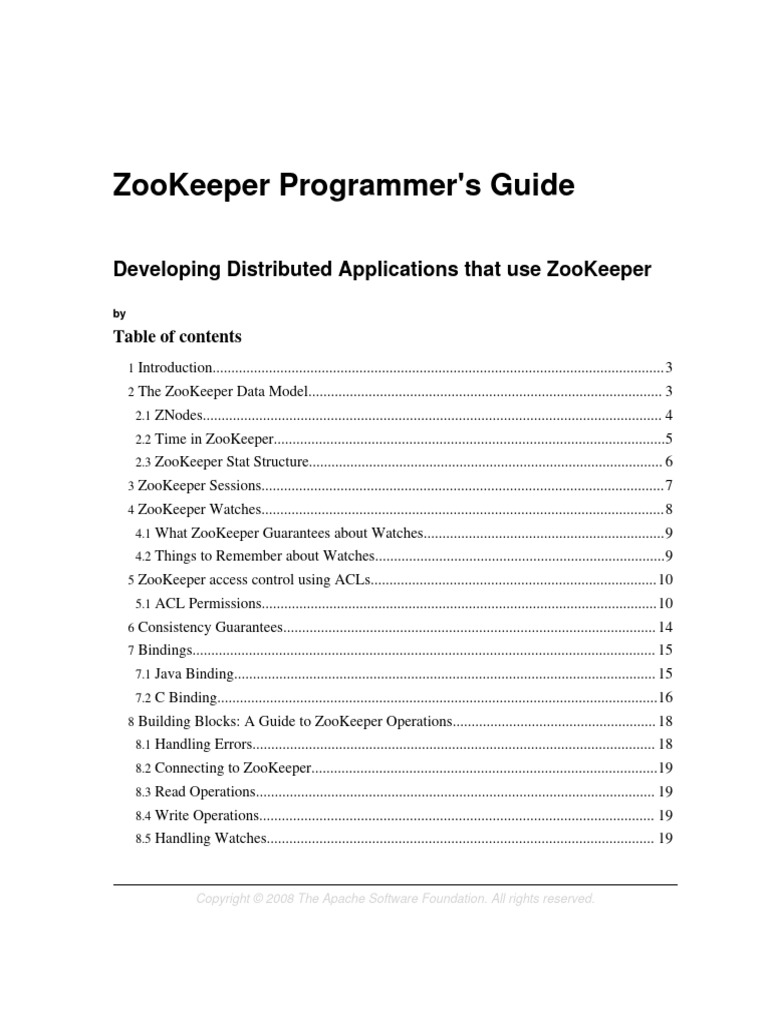 Zookeeper Programmers | PDF | Library (Computing) | Java (Programming Language)