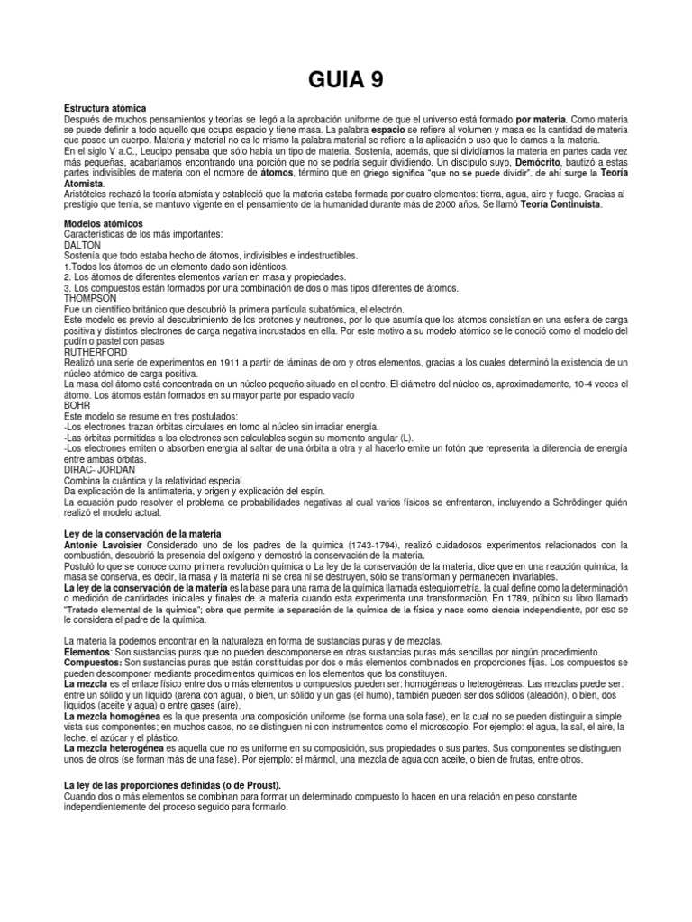 Guia Módulo 9 - Prepa Abierta | PDF | Enlace covalente | Enlace químico