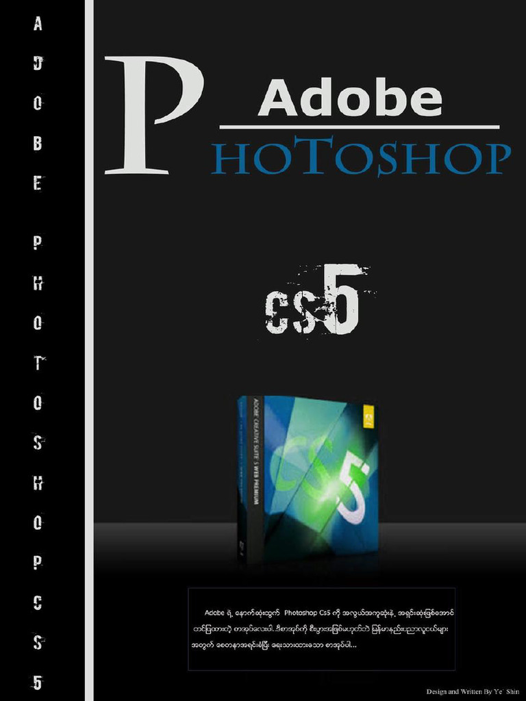 Toaz - Info Yex27 Shin Photoshop Cs5 Burmese Version PR | PDF