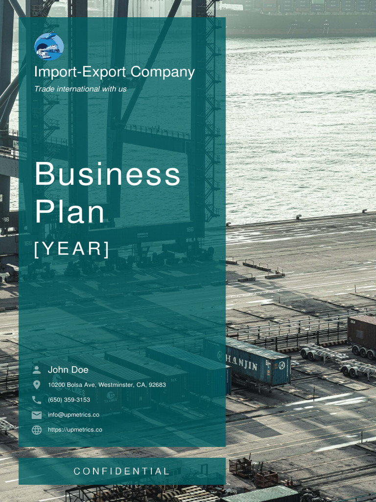 Import Export Business Plan Example | PDF | Startup Company | Small ...