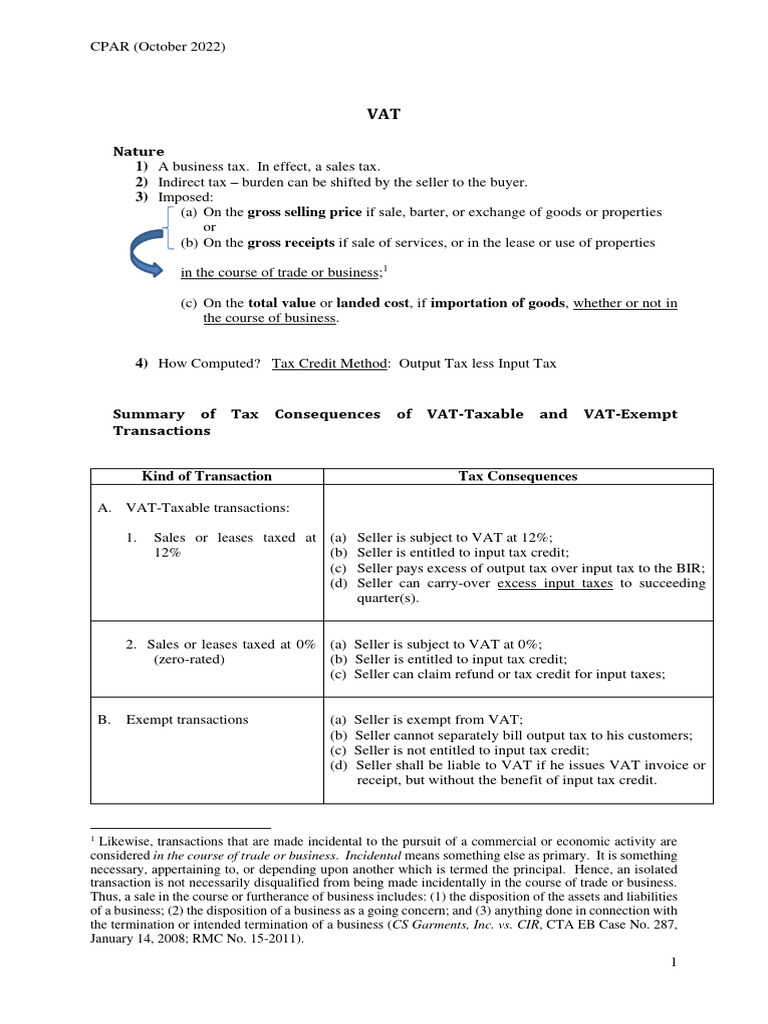VAT Registration and Exemptions Guide | PDF | Value Added Tax | Taxes
