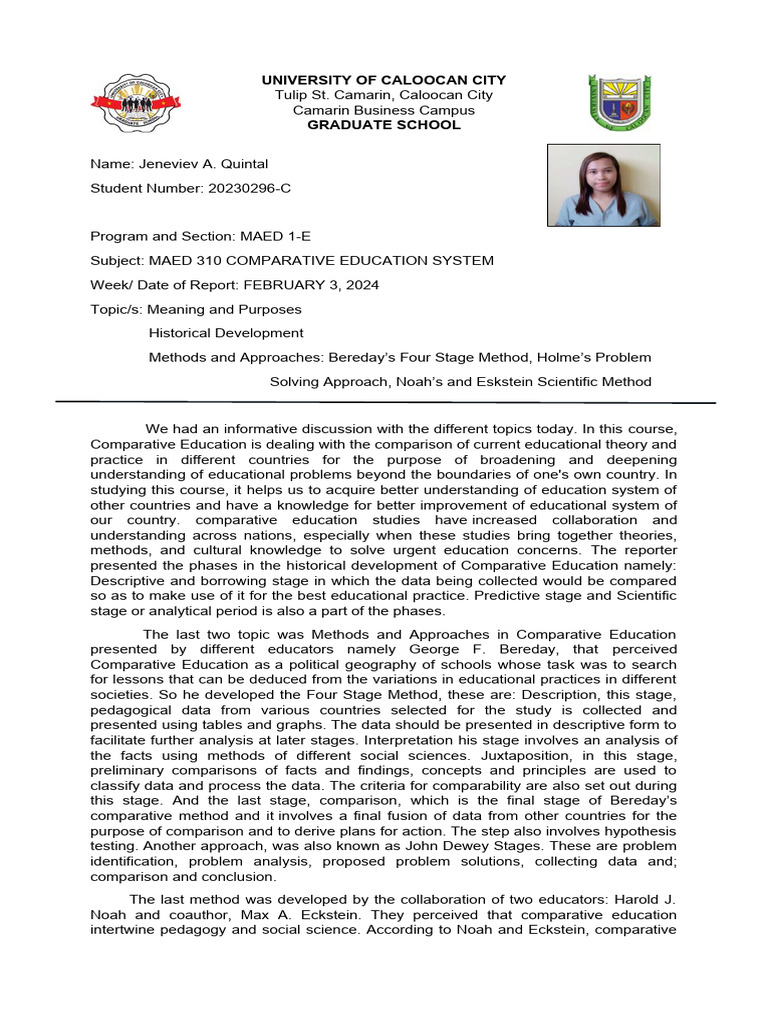 Reflection Paper Template | PDF | Data | Scientific Method