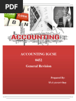 IGCSE - Accounting Formats | PDF