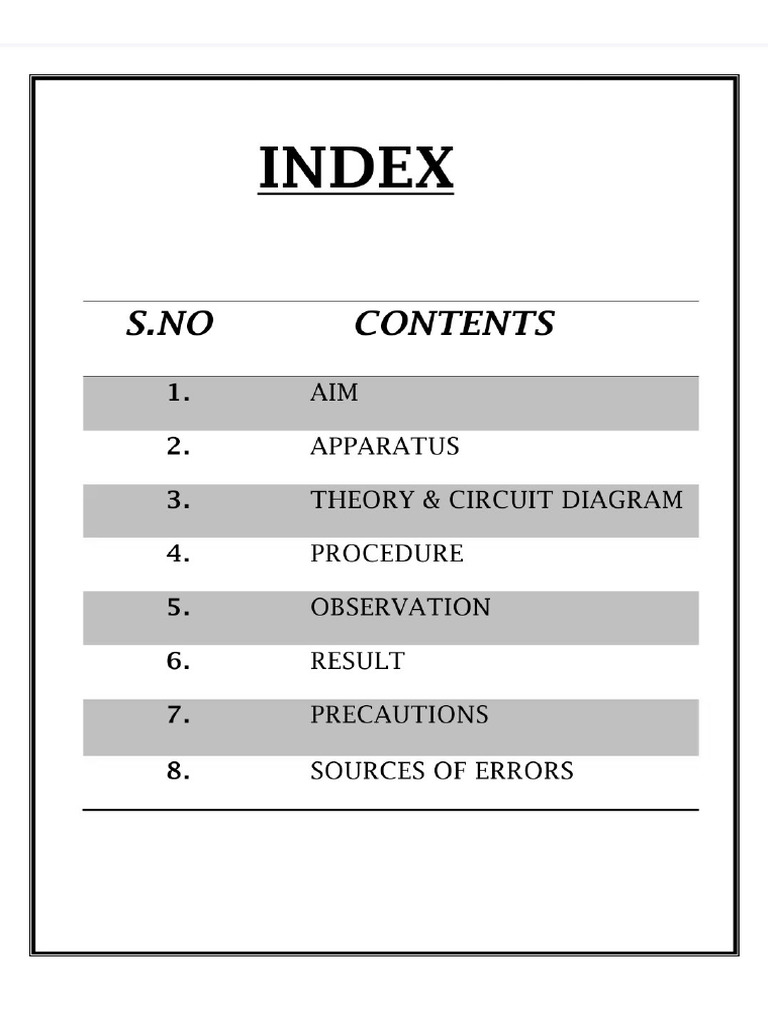Physics Investigatory Project | PDF
