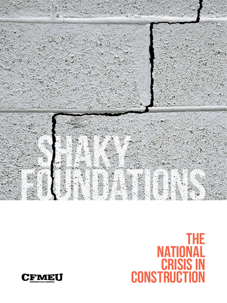 CFMEU Shaky Foundations FINAL | PDF | Regulatory Compliance | National ...