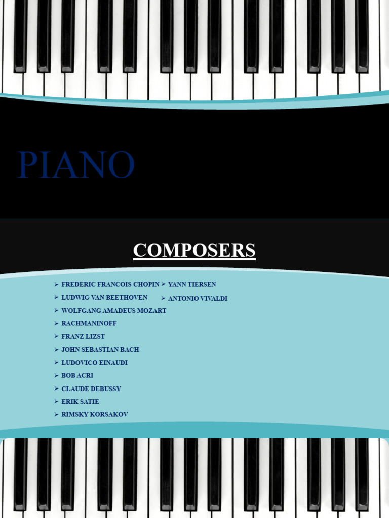 My Piano Collection | PDF | Opus Number | Music