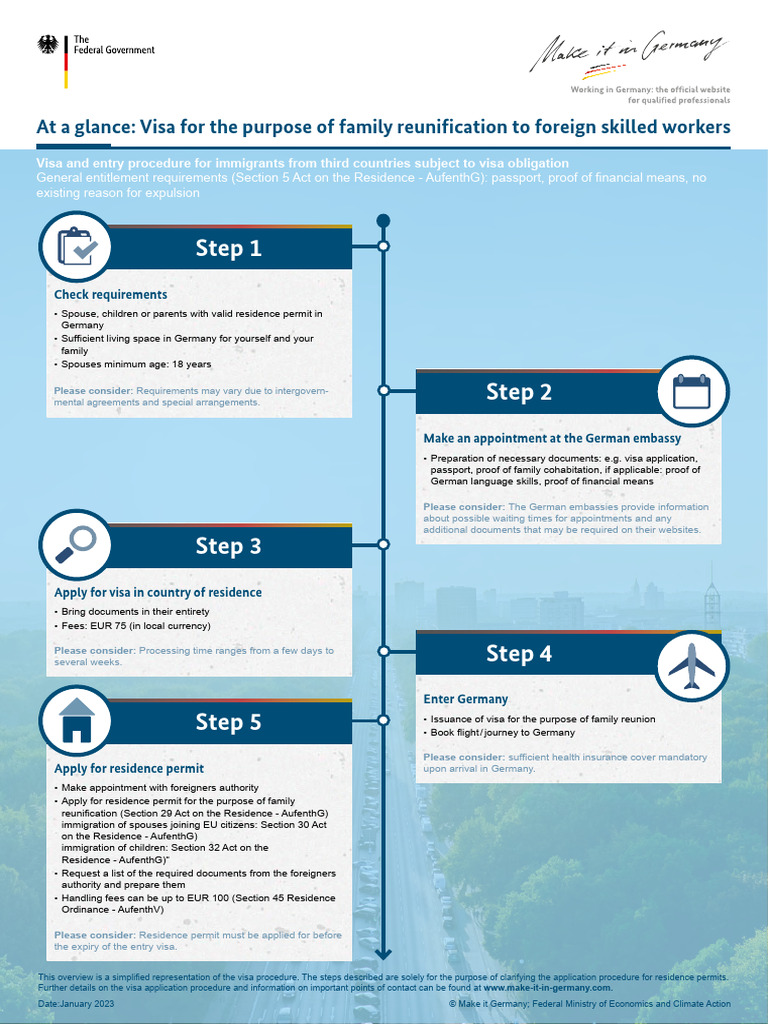 Family Reunification Visa Guide | PDF | Travel Visa | Human Migration