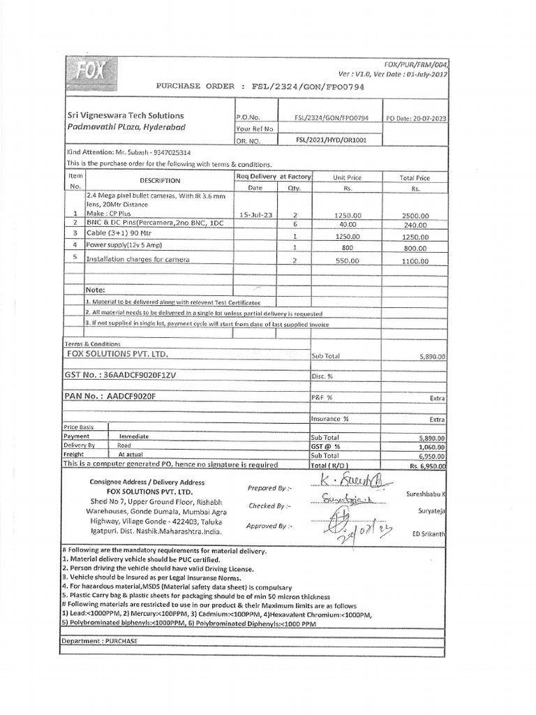 Fox Solutions - 20230801 - 212600 | PDF