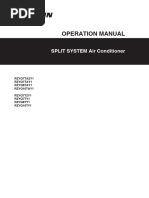 BRC1E63 Wired Remote Controller Manual | PDF | Air Conditioning ...