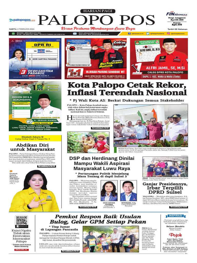 Palopo Pos - 03 Februari 2024 | PDF