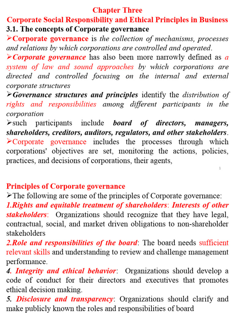 Bus Eth ch3 ppt (2) | PDF | Corporate Social Responsibility | Sustainability