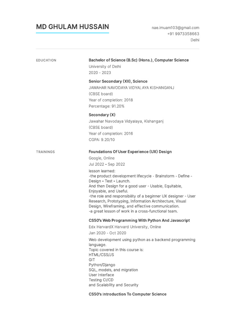 My Resume | PDF
