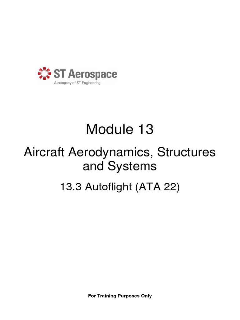 13.3 Autoflight (ATA 22) - Unlocked | PDF | Machines | Aircraft Flight Control System