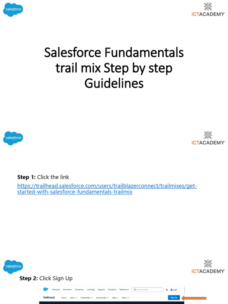 Salesforce TrailMix Instructions PDF | PDF