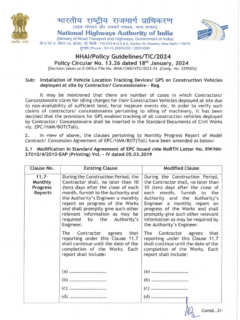 Policy Circular No. - 13.26 | PDF