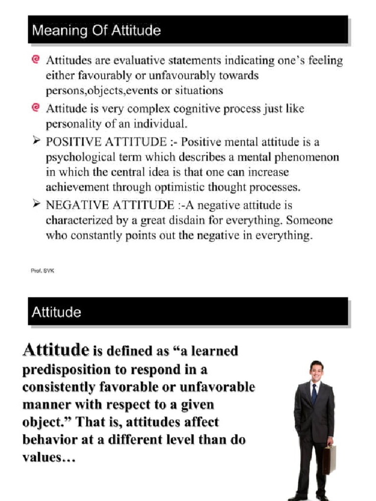 Attitude | PDF