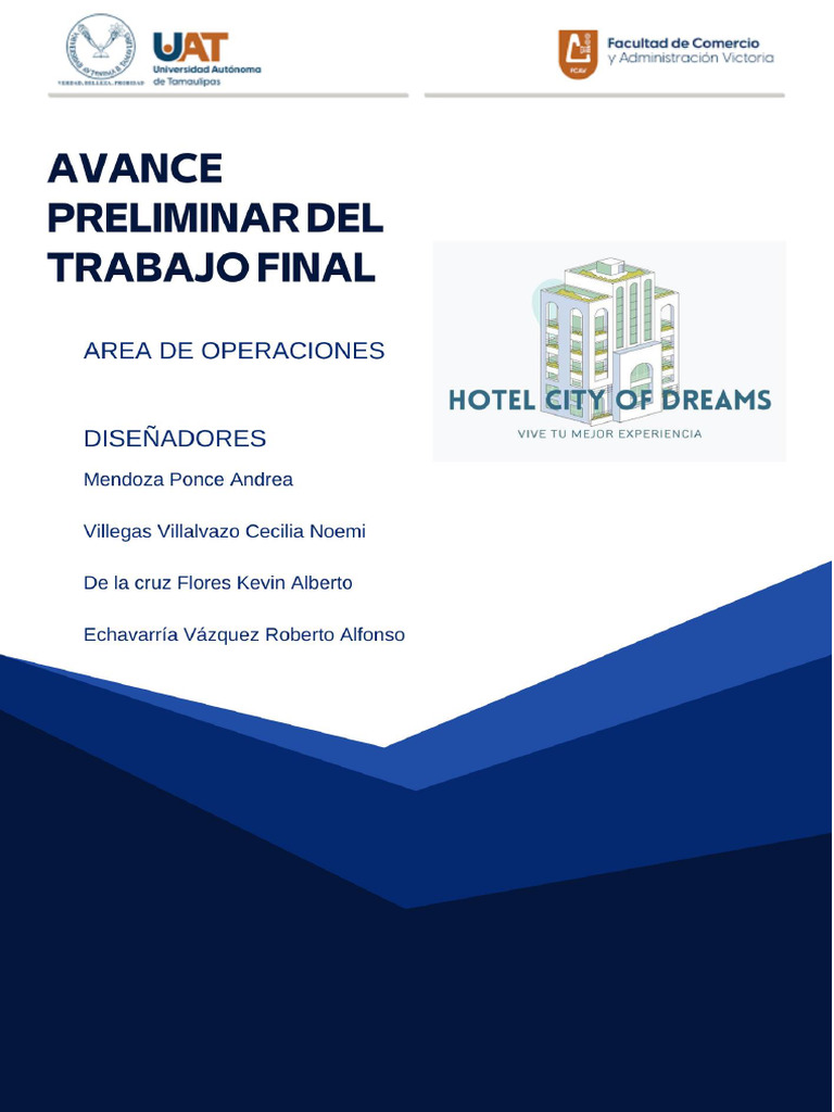 AVANCE DE TRABAJO FINAL | PDF | Calidad (comercial) | Planificación