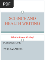 Science and Tech News Writing | PDF | Journalism | News