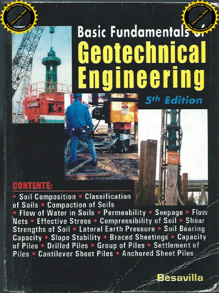 BESAVILLA Basic Fundamentals of Geotechnical Engineering | PDF