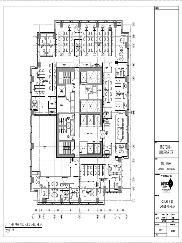 ID.200.01 Fixture & Furnishing Plan | PDF
