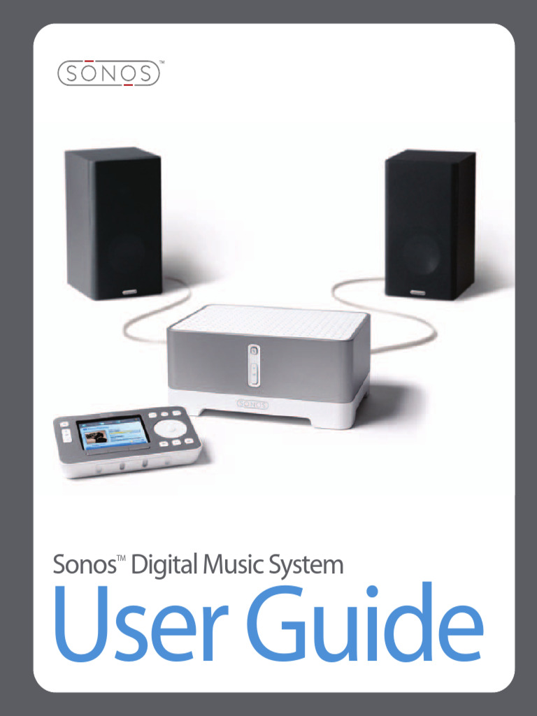 2004 Sonos - User - Guide | PDF | Microsoft Windows | Electrical Connector
