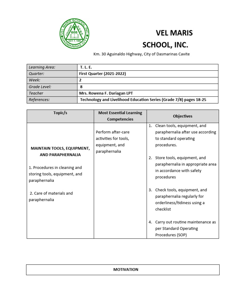 2.tle 8 - Q1 - W2 | PDF | Printer (Computing) | Computer Keyboard