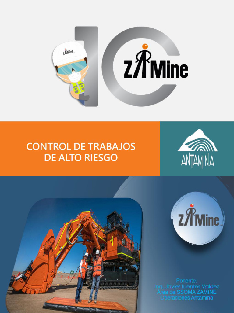 Control de Trabajos de Alto Riesgo-Zamine - 22.09.21 | PDF