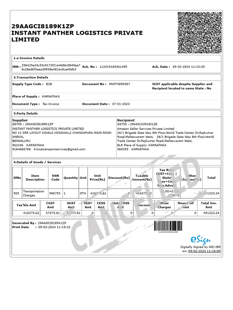 Nic Einvoice Web | Download Free PDF | Invoice | Taxation