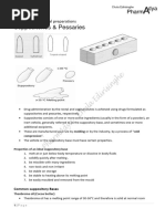 Suppository Calculations and Displacement Values | PDF | Zinc | Gram