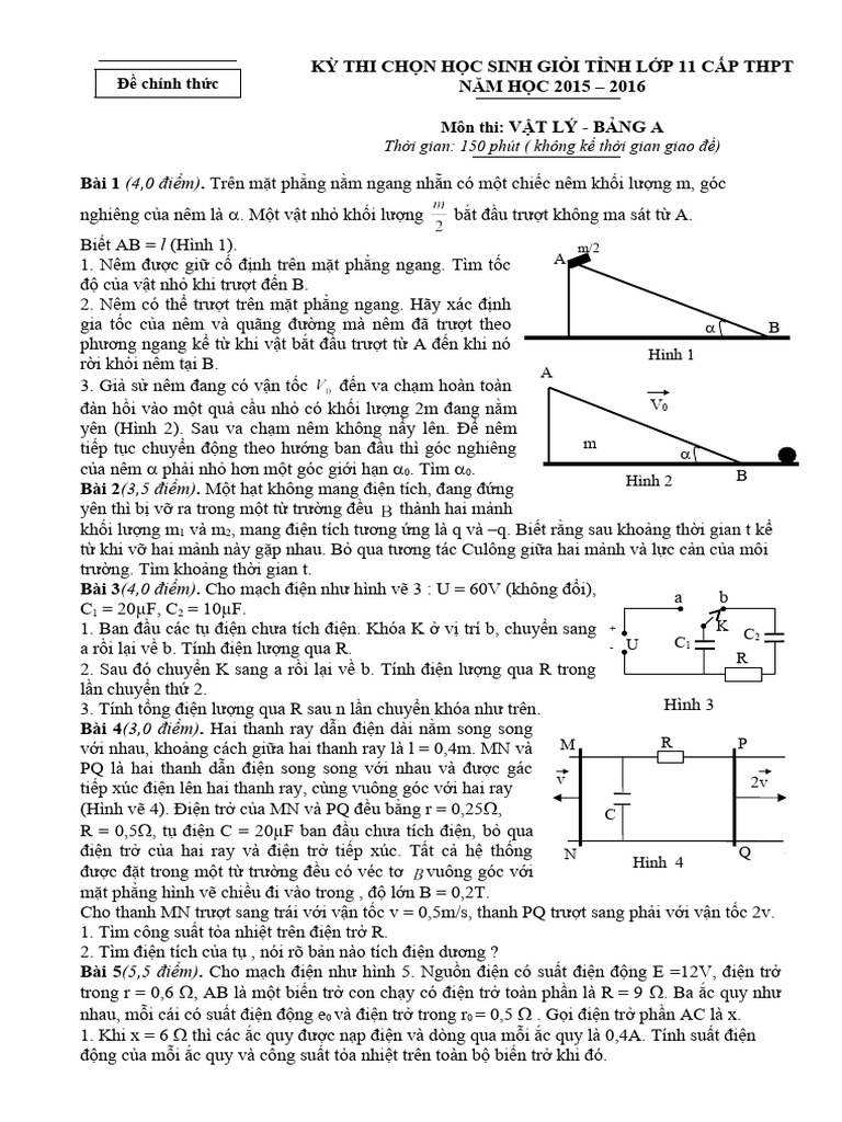 43355.Đề Thi Chọn HSG | PDF