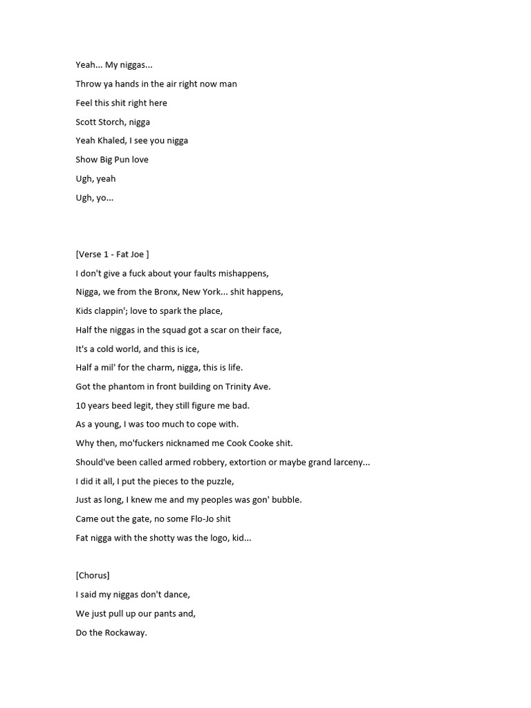 Yeah | PDF | African American Music | Popular Music