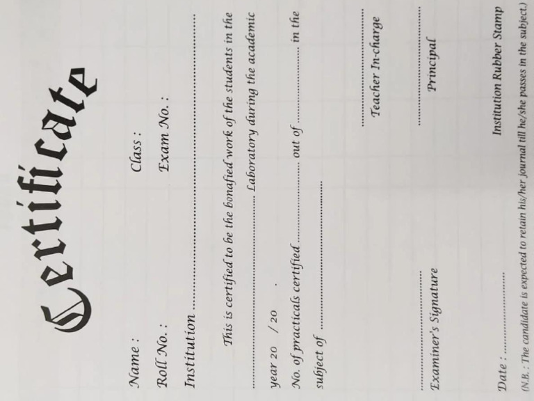 Presentation1 Cetificate | PDF