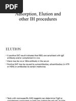 Elution Techniques in Blood Banking | PDF | Antibody | Medical Specialties