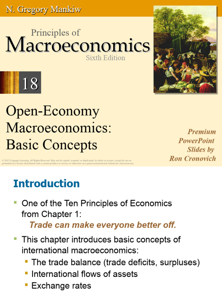 Open Economy Macroeconomics Overview | PDF | Cost Of Living | Free Trade