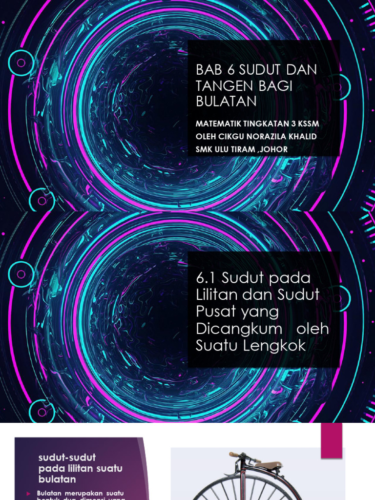 MT T3 KSSM Bab 6 Sudut Dan Tangen Bagi Bulatan Zila Khalid | PDF