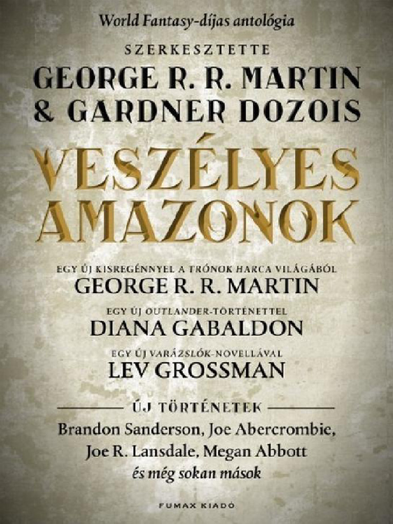 Veszélyes Amazonok Antológia | PDF