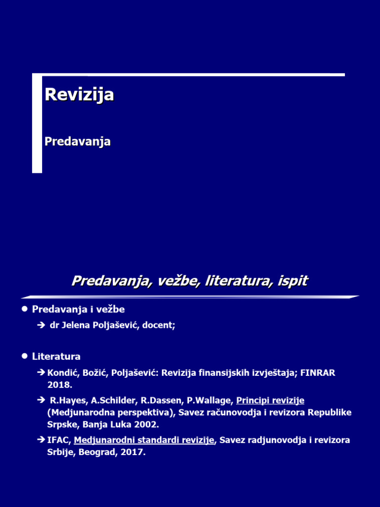 Revizija 1 | PDF