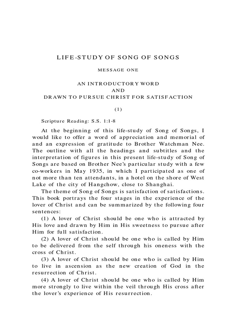 22 Songofsongs | Download Free PDF | Ascension Of Jesus | Grace In Christianity