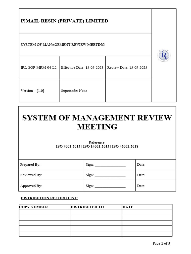 4 - System of MRM | PDF